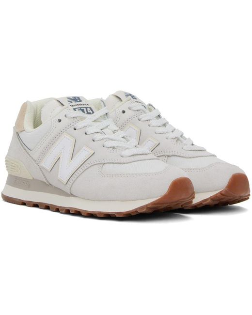 New Balance 574 Sneakers In Black Lyst