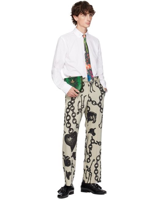 Vivienne Westwood Saddle Crossbody Bag in Green for Men | Lyst