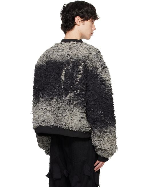 Who Decides War Husk Bomber Denim Jacket in Black for Men | Lyst