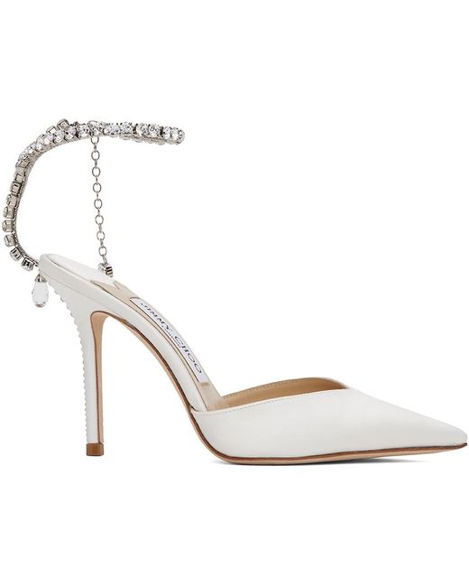 Jimmy Choo Saeda 100 Heels in Black | Lyst