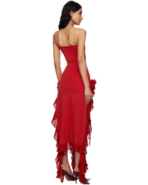 Fanci Club 'The Thieves Evening' Maxi Dress in Red | Lyst