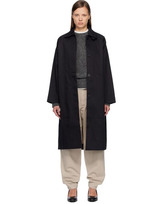 Casey Casey Carlyle Trench Coat in Black | Lyst