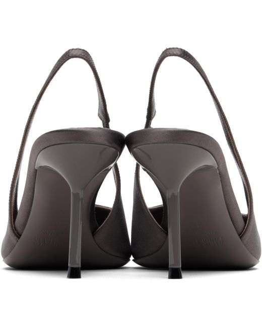Paris Texas Lidia Slingback 70 Heels in Black | Lyst UK