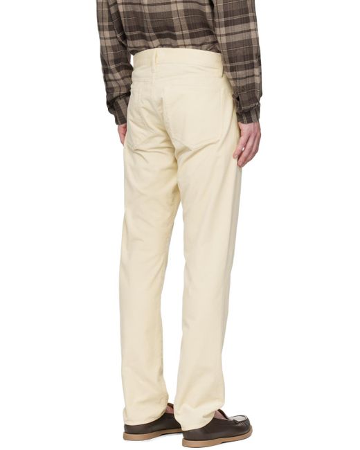 Ralph Lauren Ralph Lauren Label Off- Corduroy Trousers in Natural for ...