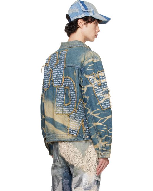 Who Decides War Overlay Jacket in Blue for Men | Lyst
