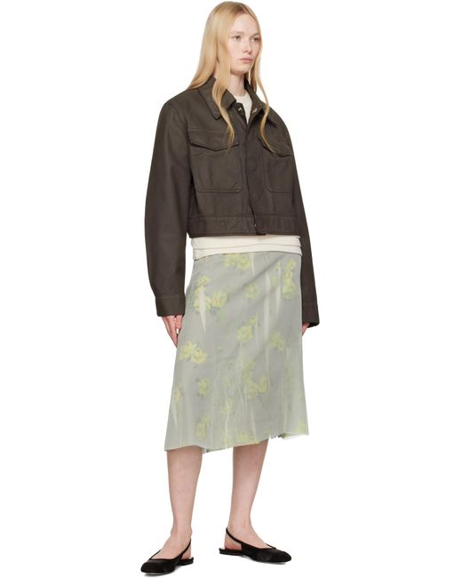 Aeyde Geraldine Satin Toe-Cap Ballerina Flats in Black | Lyst