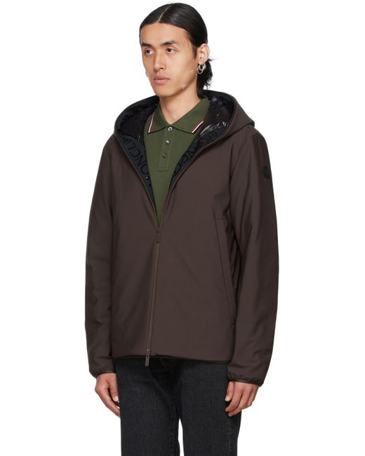 Moncler Brown Down Lioret Jacket
