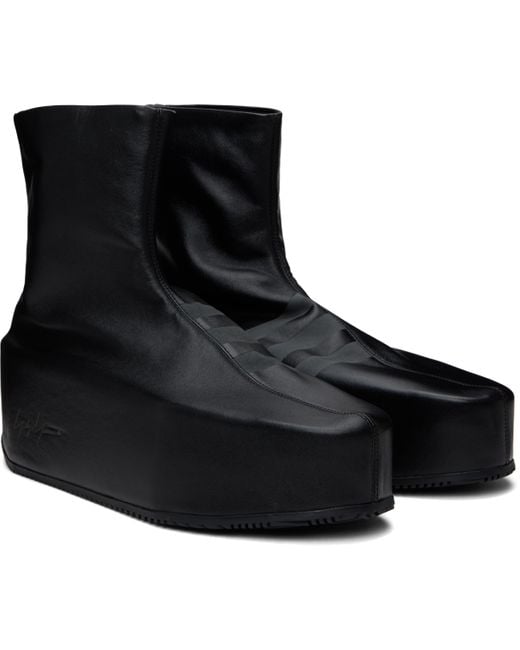 Y-3 Kyasu Overboots Boots in Black for Men | Lyst