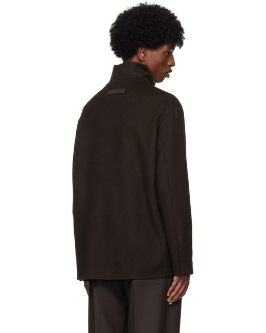 ZEGNA Trofeo Cashmere Overshirt Jacket in Black for Men | Lyst