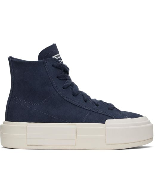 Converse Chuck Taylor All Star Cruise Suede High Top Sneakers in Blue ...