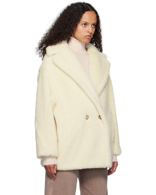 Max Mara Olga Coat in Natural | Lyst
