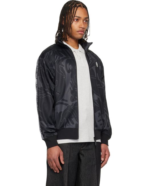 Aape By A Bathing Ape 'Aapenow' Moonface Camo Zip-Up Track Jacket in ...