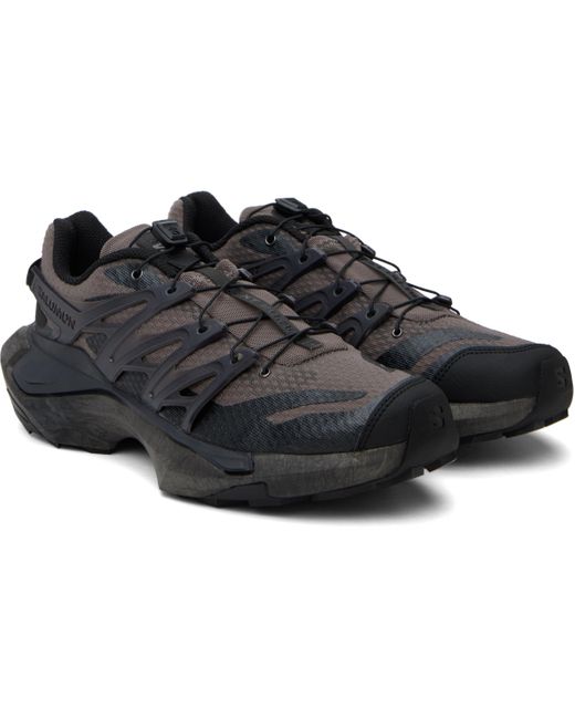 Salomon Taupe Xt Pu.Re Advanced Sneakers in Black | Lyst