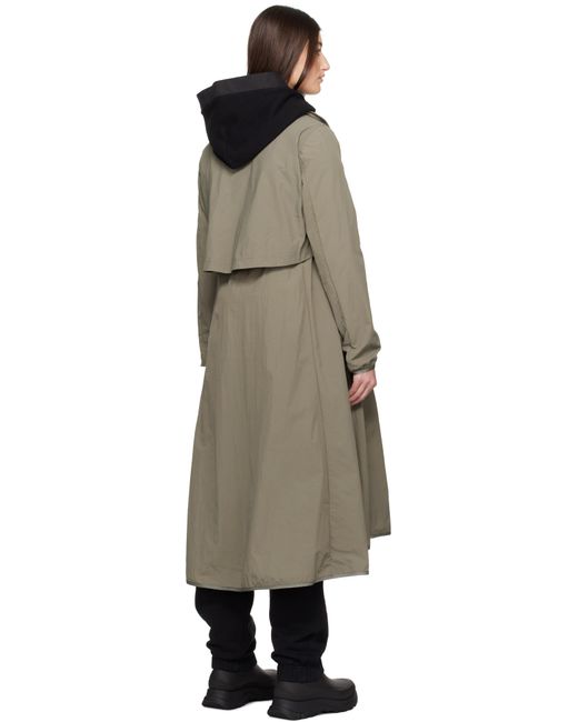 Canada Goose Khaki Label' Sinclair Long Coat in Black | Lyst