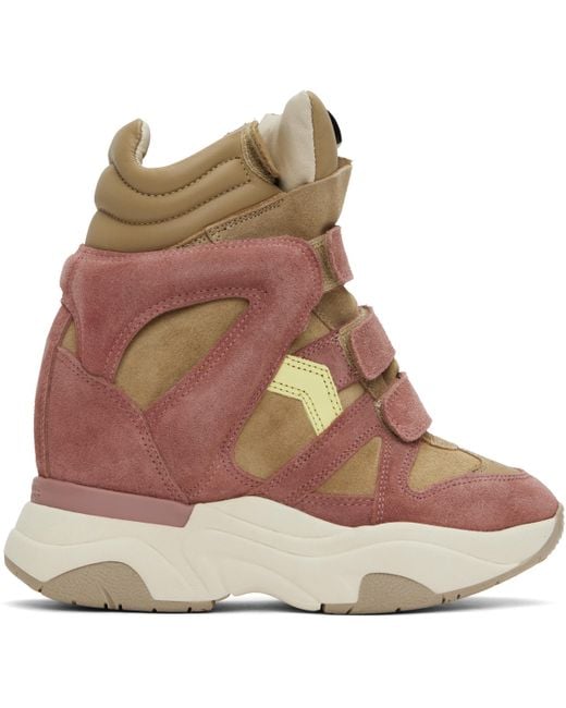 Isabel Marant Balskee Sneakers in Brown | Lyst