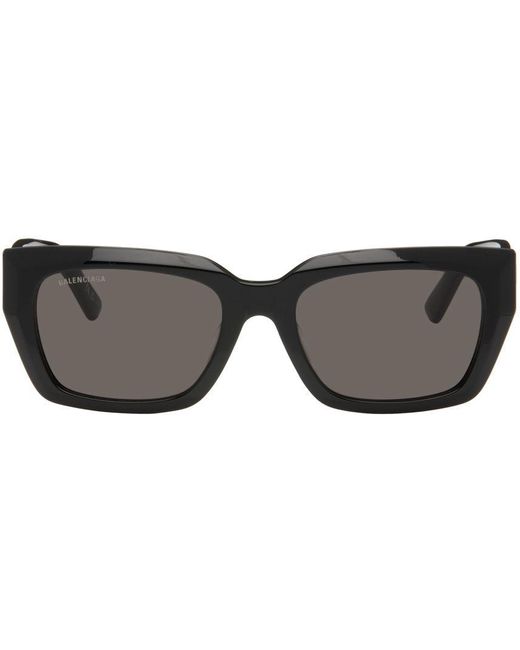 Balenciaga Black Square Sunglasses For Men Lyst