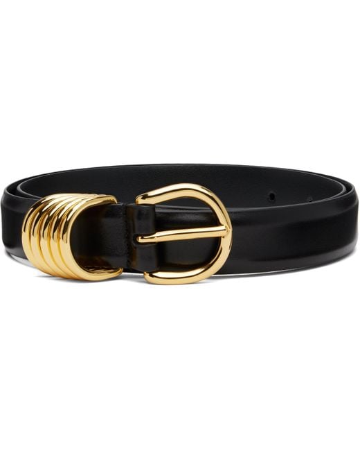 Anderson's French Leather Ring Keeper Belt in Black | Lyst UK