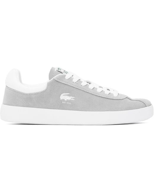 Lacoste Baseshot Transluscent Sole Sneakers in Black for Men | Lyst