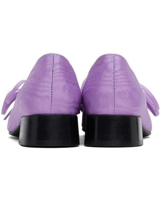Nicole Saldaña Isabel Ballerina Flats in Purple | Lyst