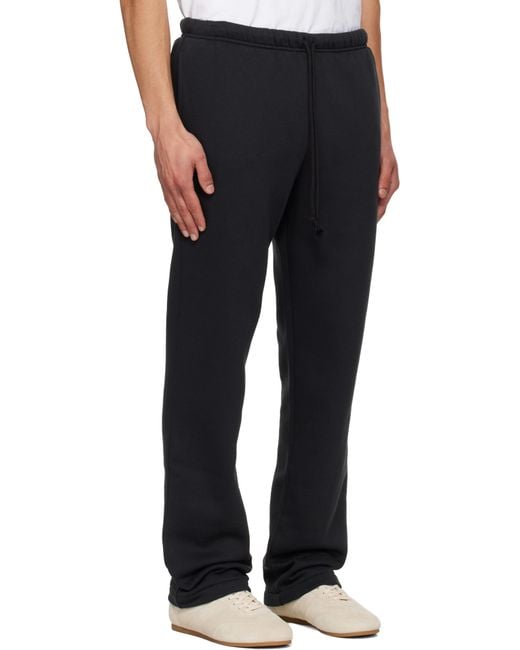 Skims Fleece Lounge Classic Straight-Leg Sweatpants in Black for Men ...