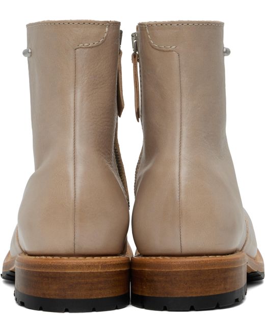 Our Legacy Taupe Engine Boots in Black for Men | Lyst