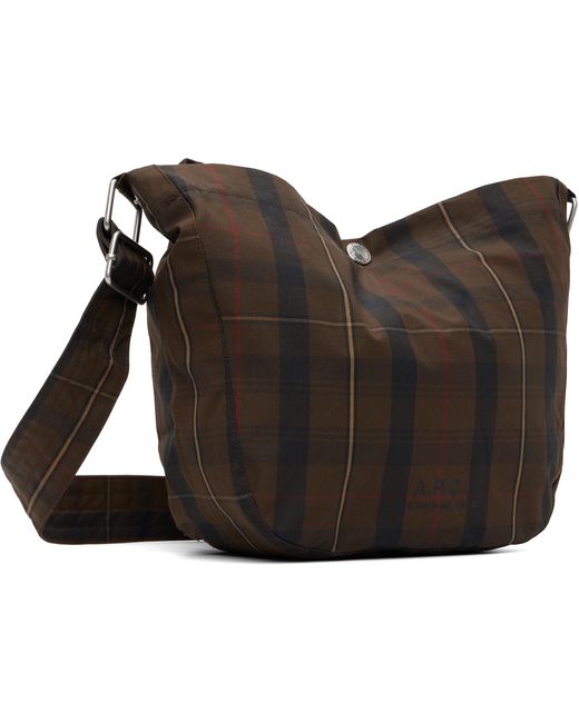 A.P.C. Journal Small Satchel Bag in Black for Men | Lyst UK