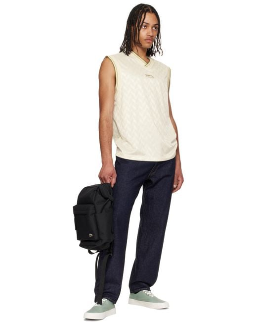 Lacoste Neocroc Small Rectangular Backpack in Black for Men | Lyst