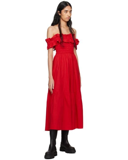 Ganni Stitch Cleated High Chelsea Boots in Black | Lyst