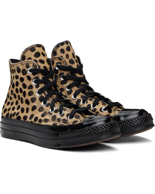 Converse Tan & Chuck 70 Pony Hair Sneakers in Black for Men | Lyst