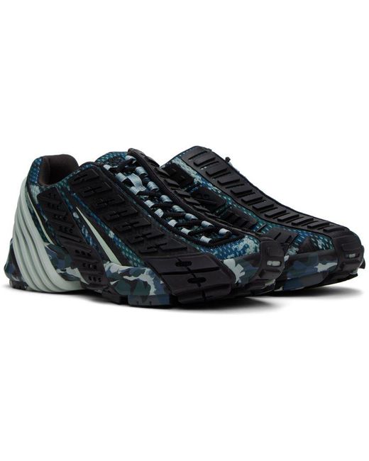 DIESEL Black & Blue S-prototype V2 Sneakers for Men | Lyst