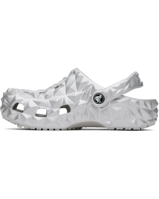 Crocs™ Classic Metallic Geometric Clogs in Black | Lyst