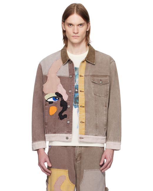 Kidsuper Patchwork Face Colorblocked Twill Jacket for Men | Lyst UK