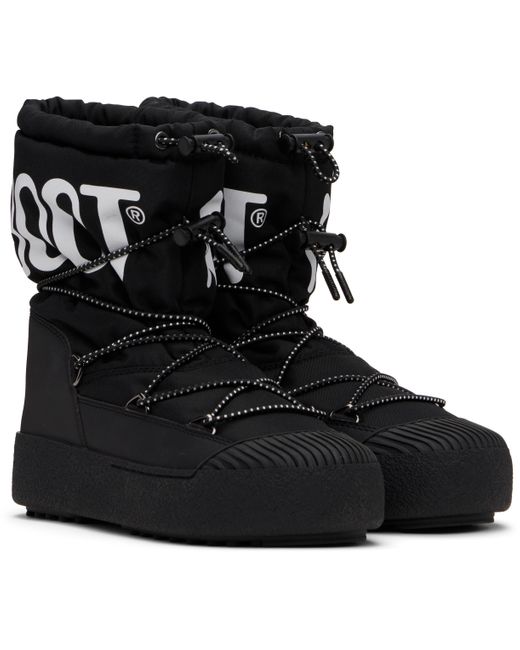 Moon Boot Mtrack Polar Nylon Boots in Black for Men | Lyst