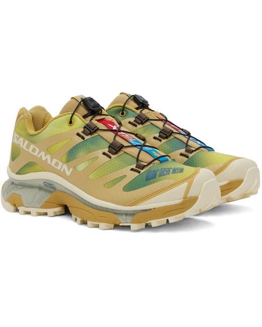 Salomon Green & Yellow Xt-4 Og Aurora Borealis Sneakers in Black for Men | Lyst