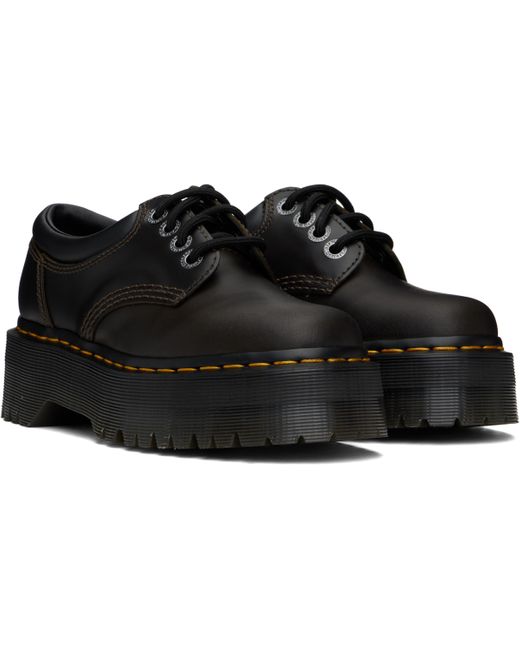 Dr. Martens 8053 Quad Orleans Platform Derbys in Black | Lyst