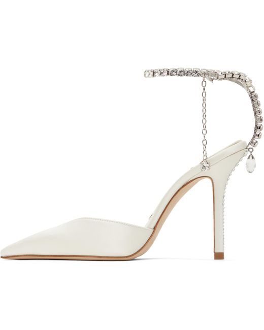 Jimmy Choo Off- Saeda 100 Heels in Black | Lyst