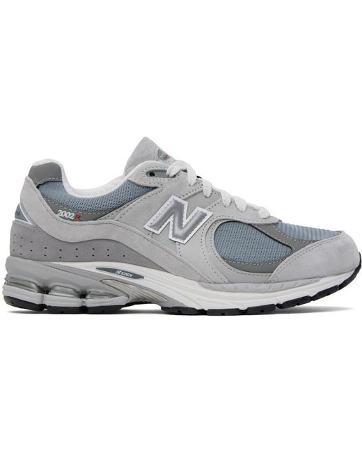 New Balance Gray 2002rx Sneakers in Black for Men | Lyst