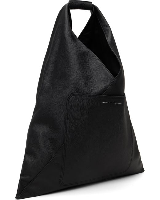 MM6 by Maison Martin Margiela Triangle Classic Medium Tote in Black ...