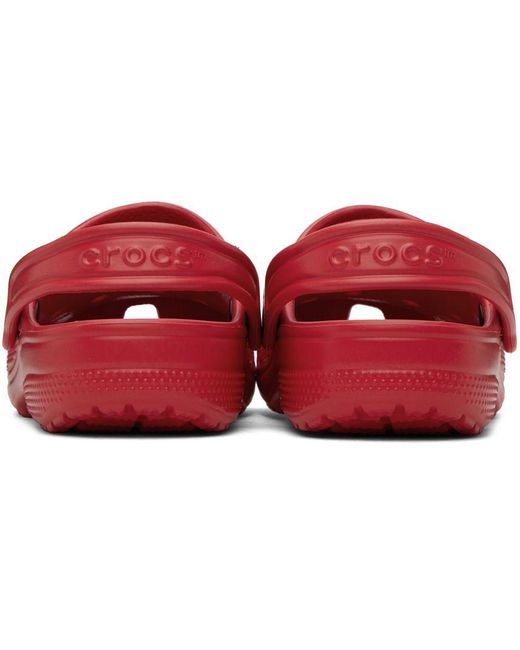 Crocs™ Red Classic Clogs | Lyst
