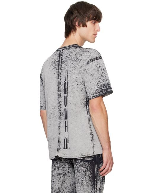 DIESEL T-Boxt-Dev Relaxed Fit T-Shirt in Black for Men | Lyst