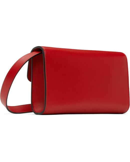 Marni Leather Trunkaroo Bag in Red | Lyst