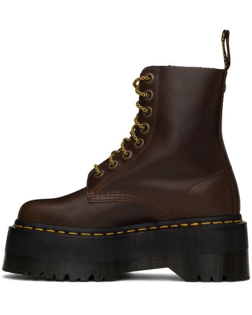 Dr. Martens Brown 1460 Pascal Max Boots | Lyst