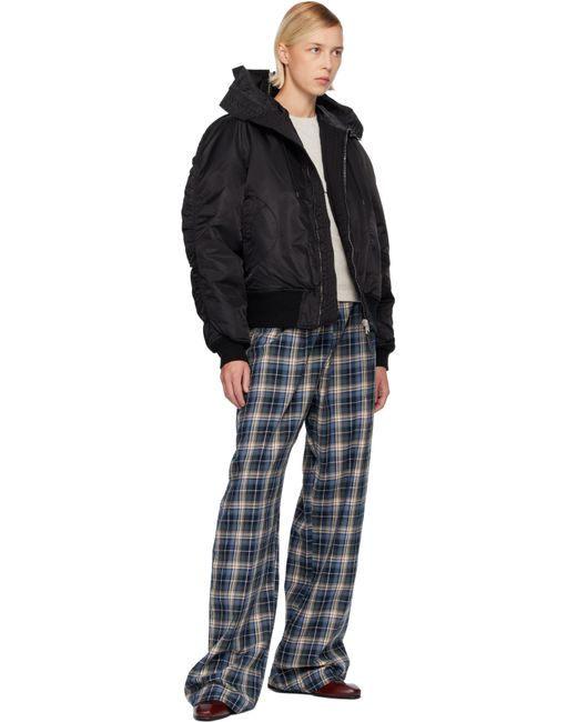 ERL Flight Bomber Jacket in Black | Lyst UK