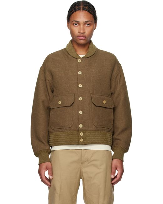 Visvim Khaki Dayton Jacket in Brown for Men | Lyst