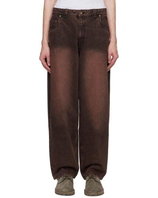 Dime Classic Baggy Jeans in Brown for Men | Lyst
