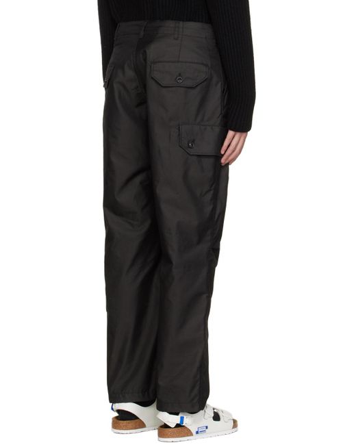 Engineered Garments Black Flight Cargo Pants for Men | Lyst