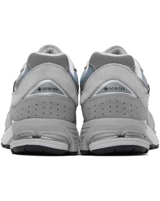 New Balance Gray 2002rx Sneakers in Black for Men | Lyst