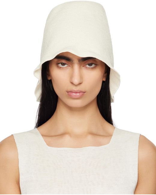 The Row Jashi Bucket Hat in Natural | Lyst