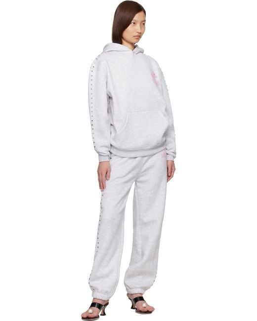 Sandy Liang Mung Bean Hoodie in White | Lyst UK