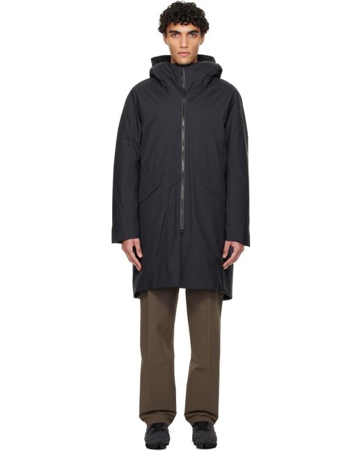 Veilance Monitor Down Coat in Black for Men | Lyst UK